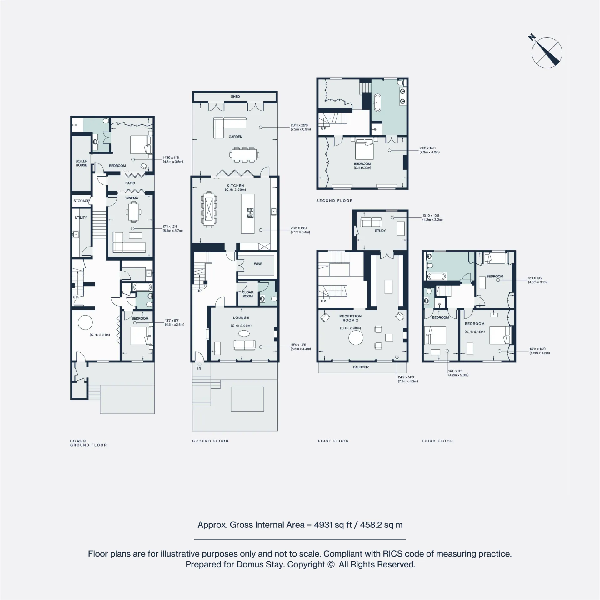 Campden Hill Square - Luxury Holiday House To Rent in London